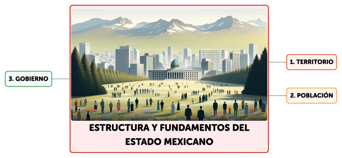 Estructura y Fundamentos del Estado Mexicano | Algor Cards