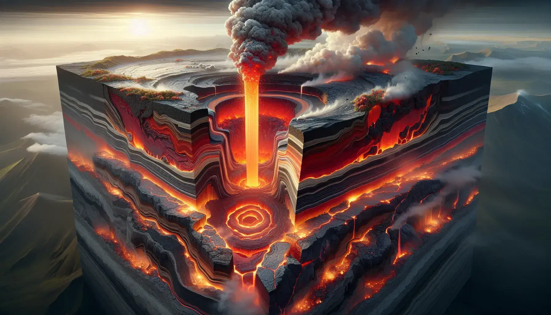 El magma y su importancia en la geología | Algor Cards